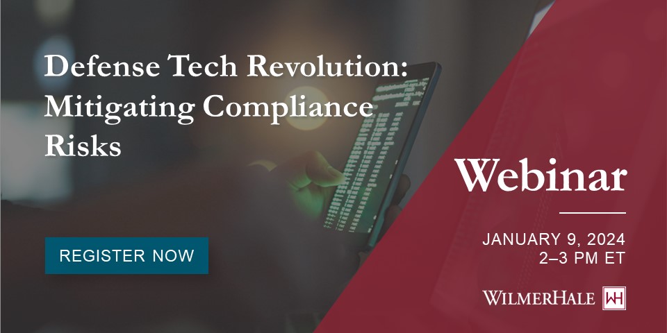 Defense Tech Revolution: Mitigating Compliance Risks