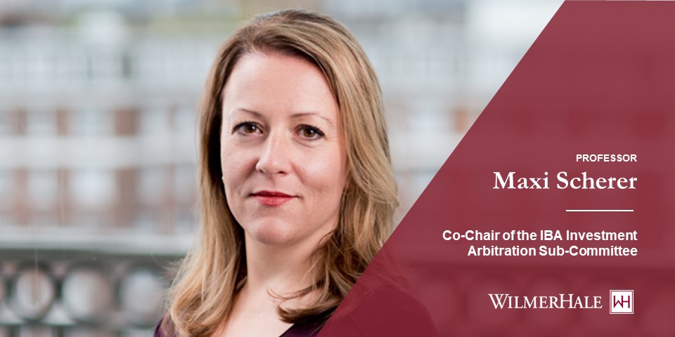 Professor Maxi Scherer Has Been Appointed as Co-Chair of the ...