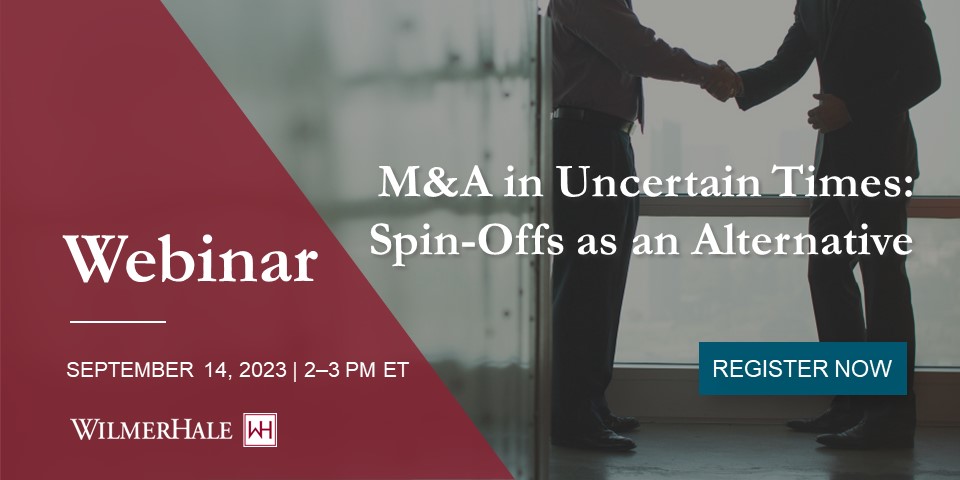 M&A in Uncertain Times: Spin-Offs as an Alternative