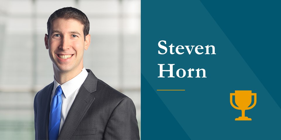 Steven Horn Named a 2025 Law360 Rising Star