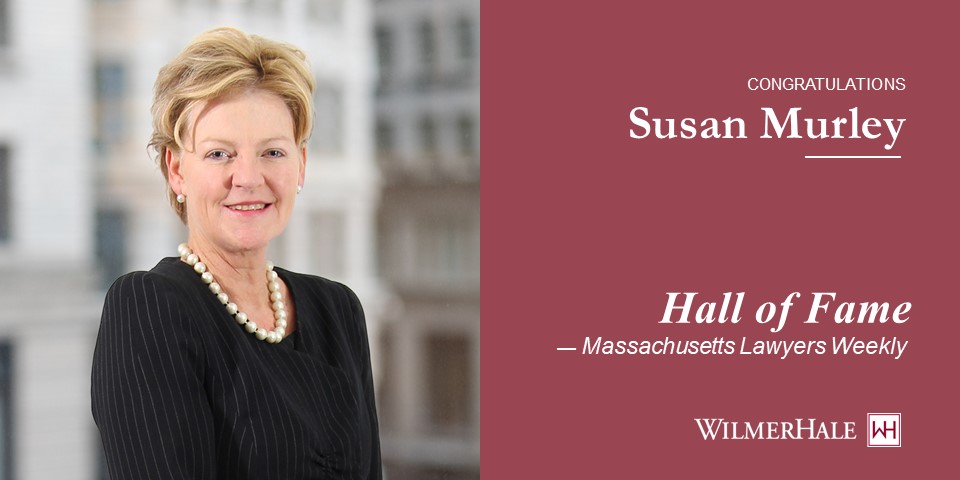 Susan Murley Named to Hall of Fame by Massachusetts Lawyers Weekly