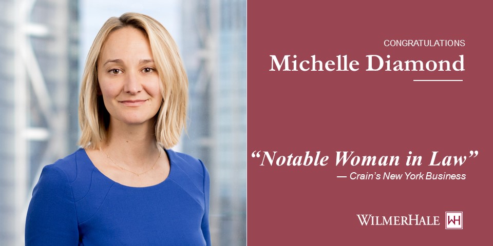 Michelle Diamond Named a 2023 Notable Woman in Law by Crain's New York Business