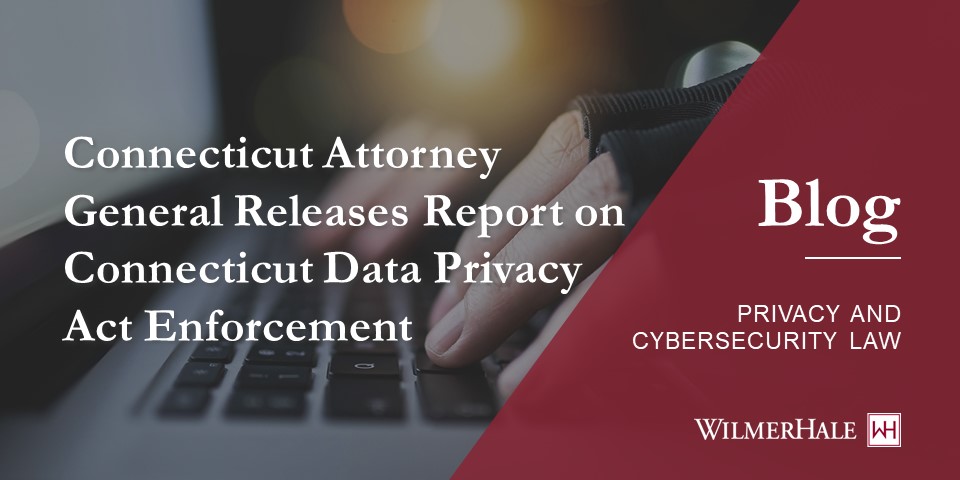 Connecticut Attorney General Releases Report on Connecticut Data ...